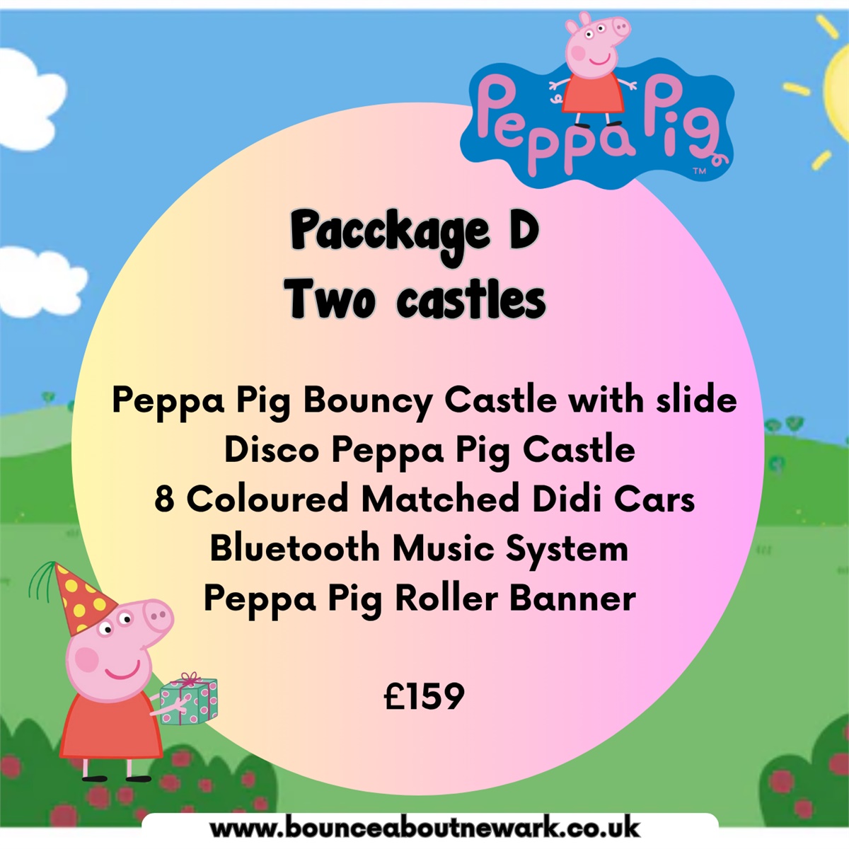 Peppa Pig Party - Bouncy Castle and Soft Play Hire in Newark in Newark ...