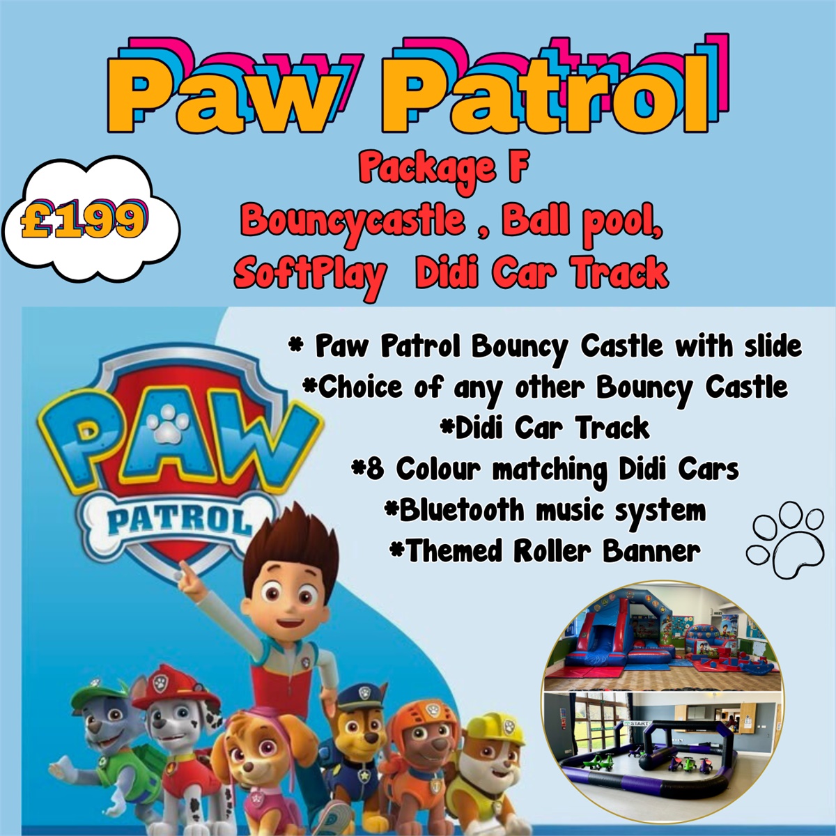 Paw Patrol Party - Bouncy Castle and Soft Play Hire in Newark in Newark ...