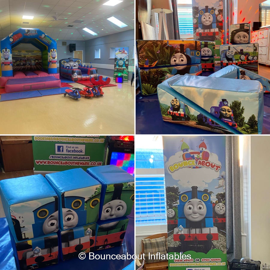 Thomas the Tank Engine Themed Ball pool and Soft Play shapes - Bouncy ...