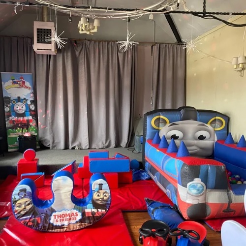 Thomas the Tank Engine Themed Ball pool and Soft Play shapes - Bouncy ...